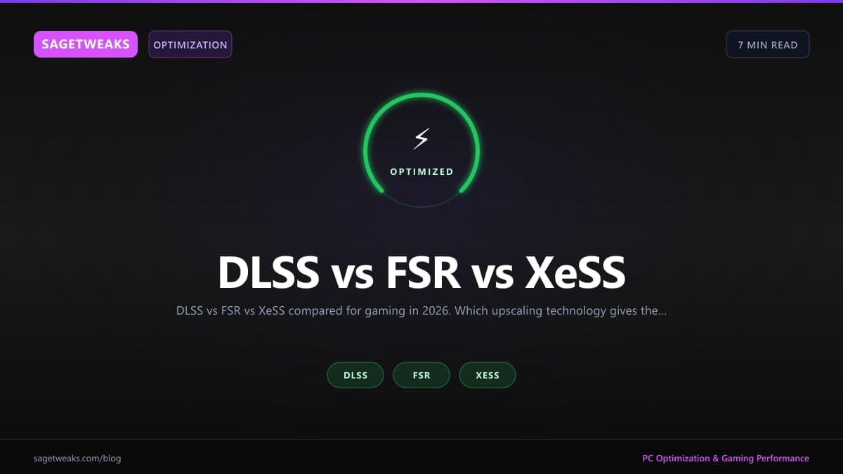 DLSS vs FSR vs XeSS — Best GPU Upscaling for Gaming (2026)